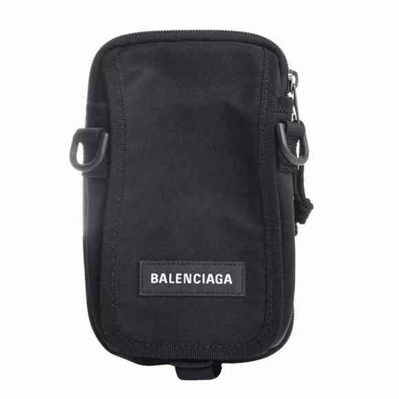 Balenciaga | Bags | Balenciaga Canvas Explorer Shoulder Bag Pouch Black ...
